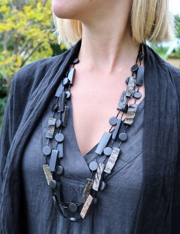 2P124-Multi Strand Necklace | Conti Moda