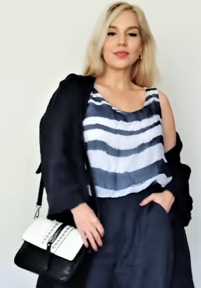 Conti-Moda-Italian-Silk-Print-Cammy | Conti Moda